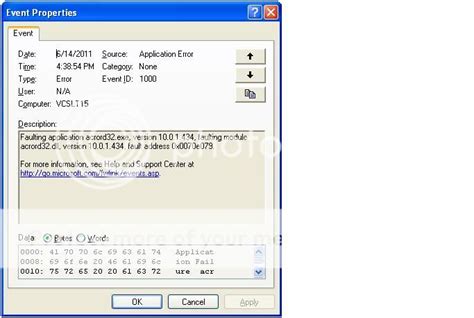 Windows Xp Event Viewer Shows A Lot Of Errors Toms Hardware Forum