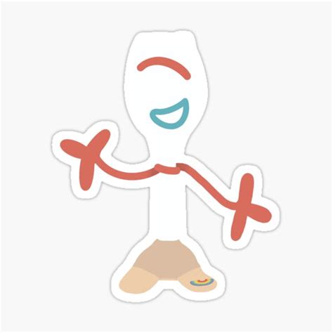 Forky Sticker For Sale By Jaedynphoenix Redbubble