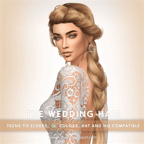 15 Best Sims 4 Wedding Hair Cc For A Perfectly Memorable Sims Wedding