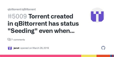 Torrent Created In QBittorrent Has Status Seeding Even When Files Aren T Accessible Issue