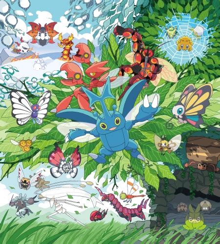 Bug Pokémon Type Nintendo Fandom