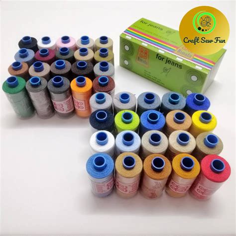 Rinata Denim Sewing Thread 200m Rinata Benang Jeans 200m Rinata 牛仔线 200m Shopee Singapore