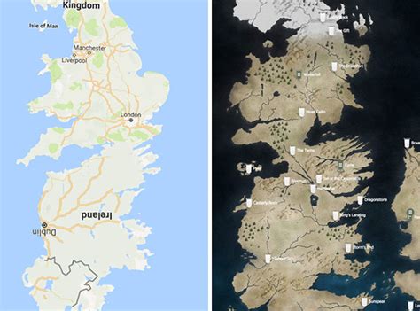 Detailed Westeros Map
