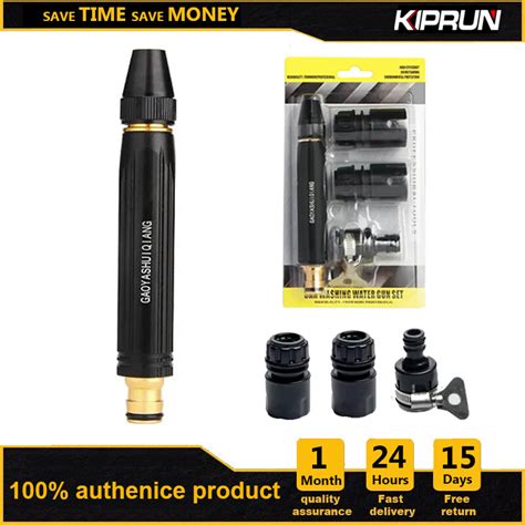 Kiprun Vòi Phun Súng Phun Nước Áp Lực Cao Vòi Phun Thẳng Có Thể Điều