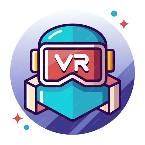 Interactive Vr Clip Art Icon For Virtual Reality Experiences Premium
