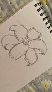 Dibujos De Una Flor A Lapiz