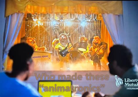 Liberty Mutual Squirrel Squad R Animatronics