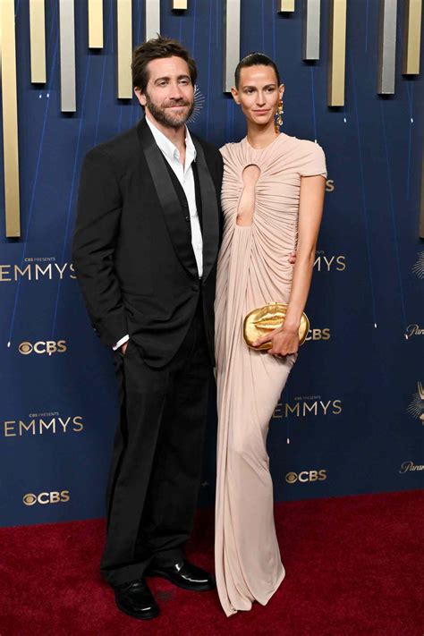 Jake Gyllenhaal And Jeanne Cadieu Make Rare Emmys Appearance 2025