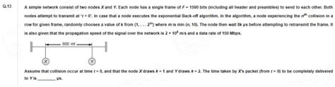 Computer Networks Madeeasy Subject Test Computer Networks Csma Cd
