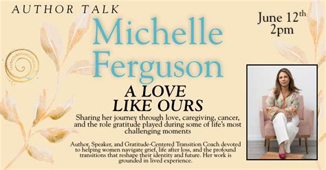 Author Talk With Michelle Ferguson ‘a Love Like Ours At The Osterville