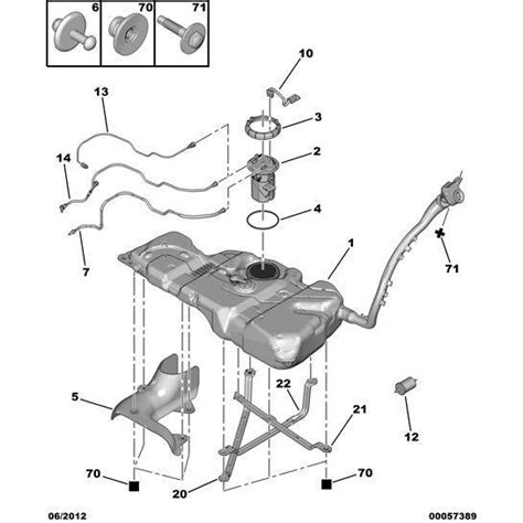 Citroen Dispatch 1994 2006 Diesel Fuel Tank Seal 1531 41 Citroen