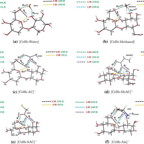 Interaction Energy Values And Charge Transfer Of The Cellb Solvent