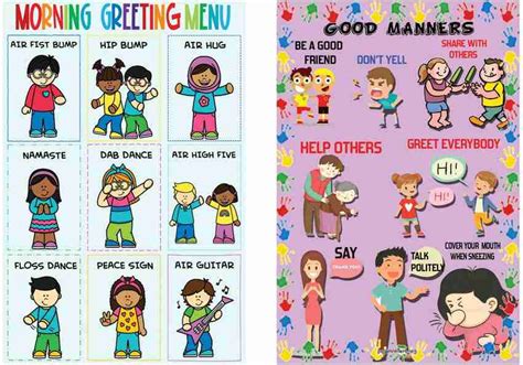 Free Printable Manners Posters