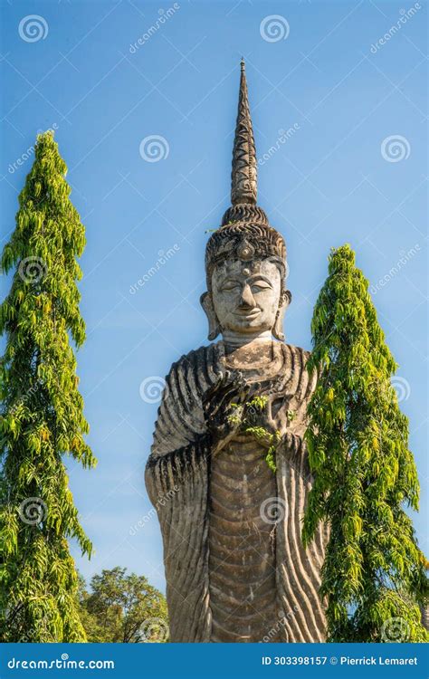Sala Keoku Or Sala Kaew Ku Or Wat Khaek Sculpture Park Nong Khai Thailand Stock Image Image