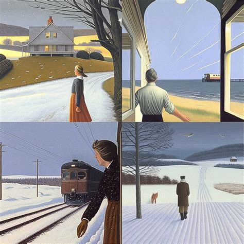 Alex Colville Midjourney Style Andrei Kovalevs Midlibrary 2 0