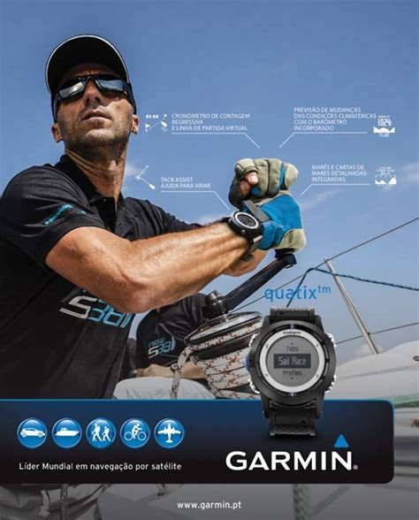 Timefox Relógio Garmin Com Gps Integrado Quatix™ Navegação Marítima Br