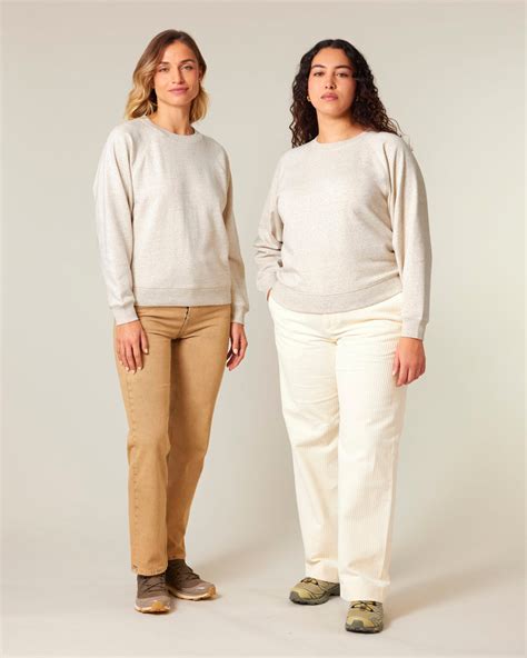 Organic Cotton Raglan Sweatshirt Womens Earth Wardrobe