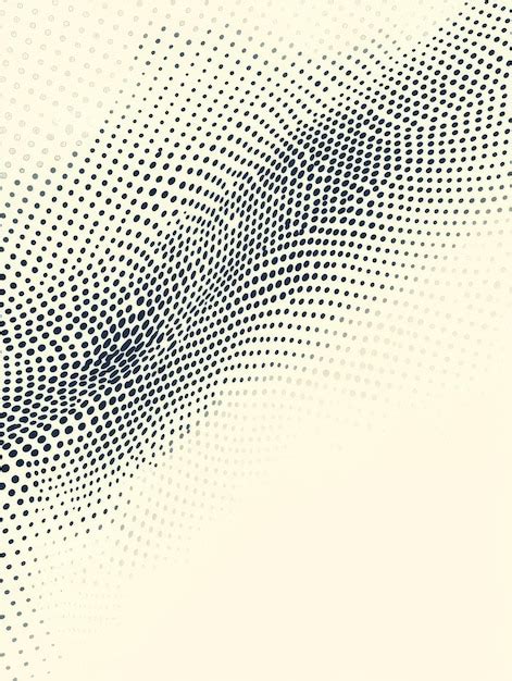 a smooth wave pattern made up of evenly spaced dots symbolizing