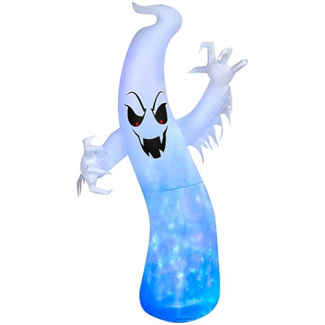Haunted Living 8 Ft Airblown Ghost Inflatable In The Outdoor Halloween