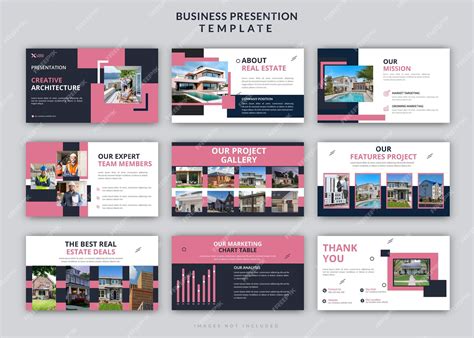 Premium Vector Modern Real Estate Powerpoint Presentation Editable