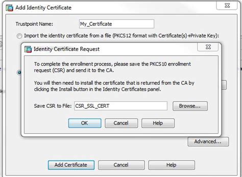 Install A Certificate On The ASA Cisco Community