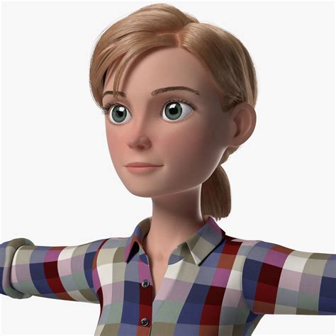 3d Cartoon Girl