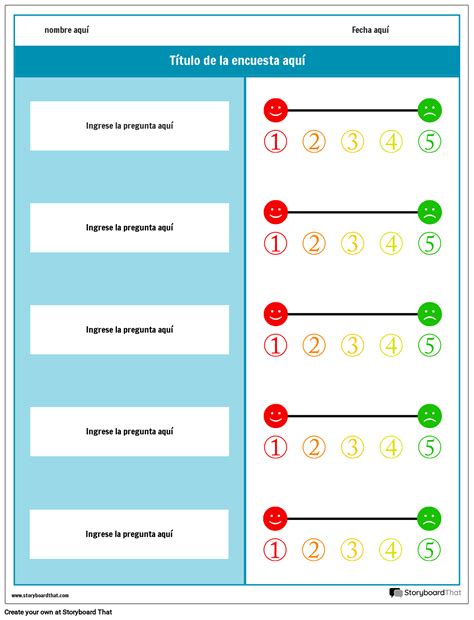 Ejemplos De Plantillas De Encuestas
