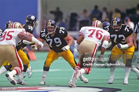 Tackle Craig Wolfley Guard John Rienstra And Center Mike Webster Of