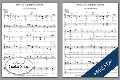 Guitar Chords Star Spangled Banner