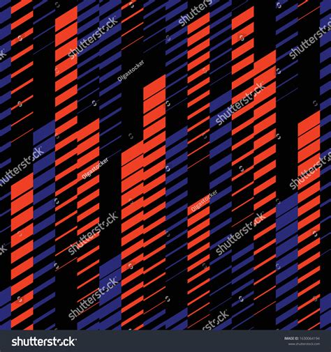 Vector Abstract Geometric Seamless Pattern Vertical Stock Vector Royalty Free