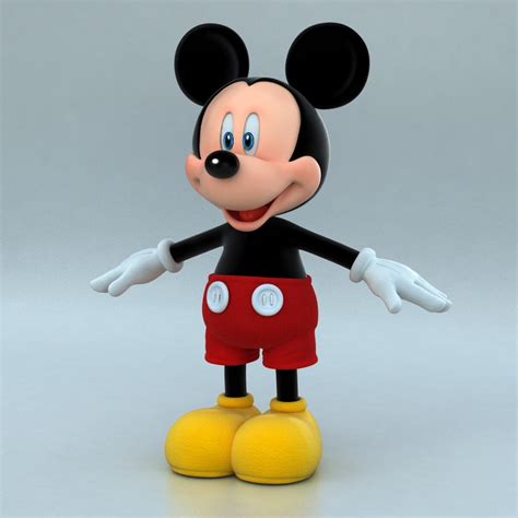 Mickey Mouse Complete 3d Model By Ethancshaw On Deviantart