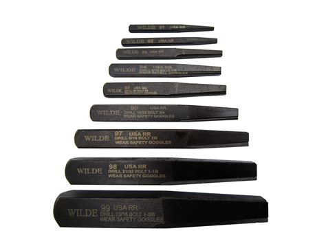 Screw Extractors And Easy Outs 91 To 99 Wilde Tool