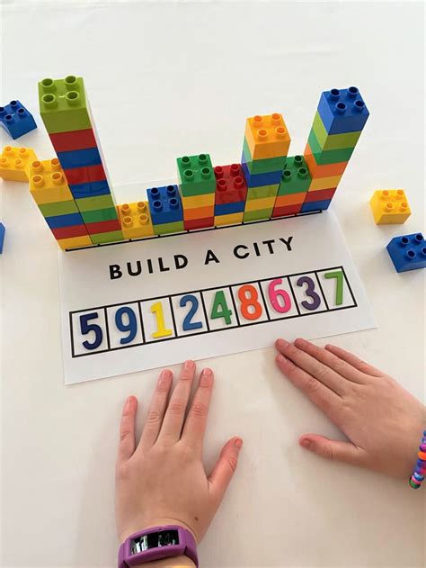 Build A City Math Activities Preschool Preschool Learning Activities