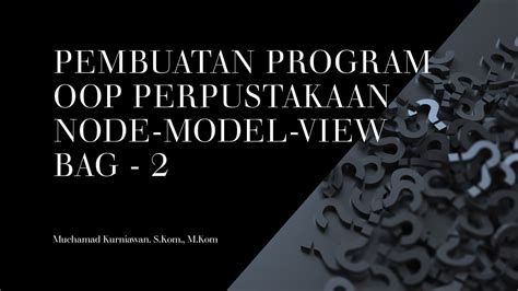 Cli Project Perpustakaan Video 1 Bag 2 Youtube