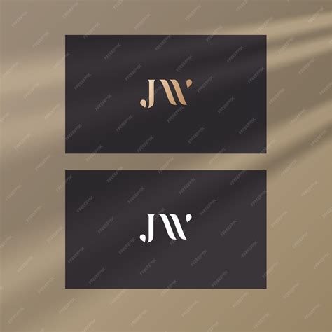 Premium Vector Jw Logo Design Vector Image