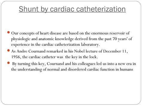 Assessment Of Shunt By Cardiac Catheterization Ppt