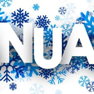 Stock Vector January Sign With Snowflakes Vector Illustration 346886741