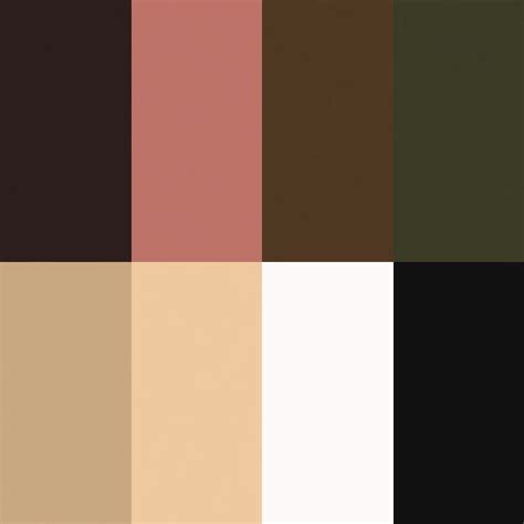 Nuva Colors Areola Collection Set 8x15ml Nordic Tattoo Supplies