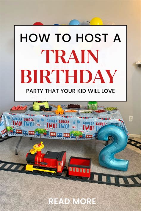 Train Themed 2nd Birthday Party Ideas Chugga Chugga Two Two Celebration