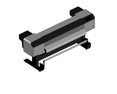 Simple Designed Printer 3d Model Dwg Format Thousands Of Free Cad Blocks