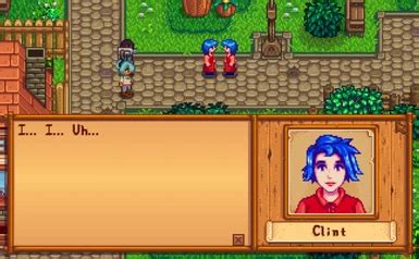 Turn Clint Into A Second Emily At Stardew Valley Nexus Mods And Community