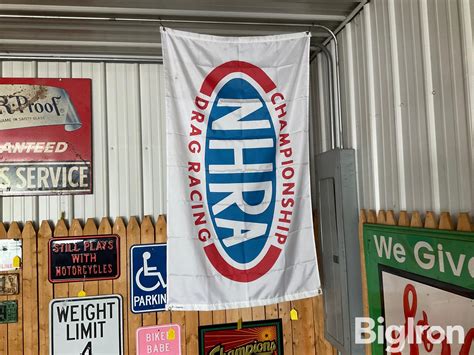Nhra 3 X 5 Nylon Flag Bigiron Auctions