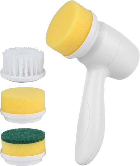 Cordless Electric Spin Scrubber With 3 Brush Heads