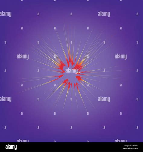 Explode Flash Cartoon Explosion Stock Vector Image And Art Alamy