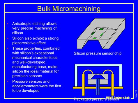 Bulk Surface Micromachining And Engg Stuff About Mems Pptx