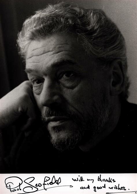 Bid Now Paul Schofield Signed 7x5 Black And White Photo Good Condition All Autographs Come