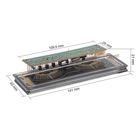 VFD Display Vacuum Fluorescent Display VU Level Meter Indicator Music Audio Spectrum Display