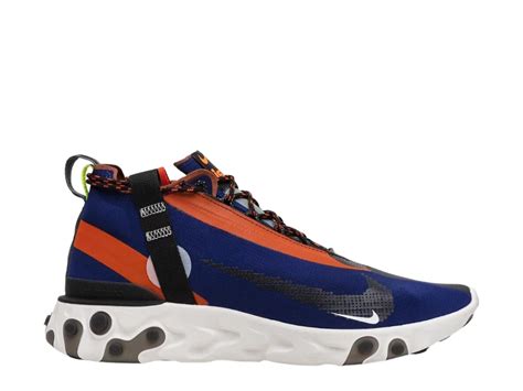 Nike React Runner Mid Wr Ispa Blue Void Team Orange Sasom
