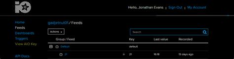 Adafruit IO Integration JemRF Documentation