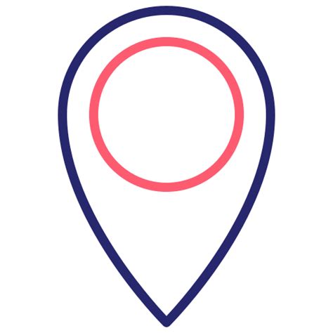 Point Generic Outline Color Icon